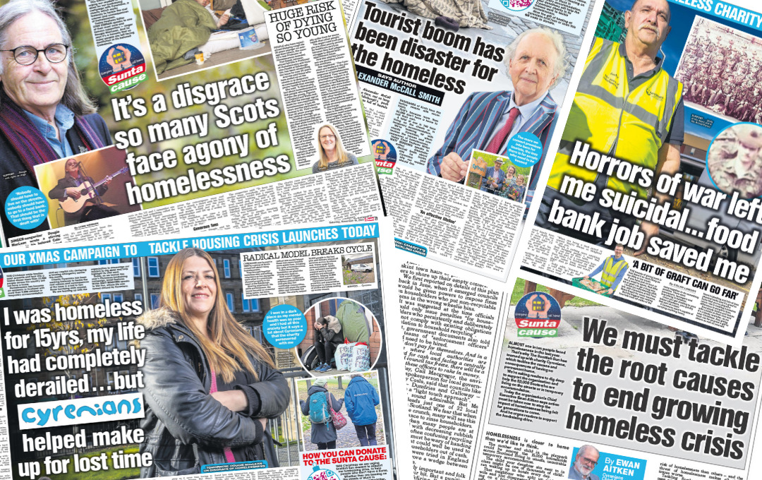 Launching a charity partnership with The Scottish Sun